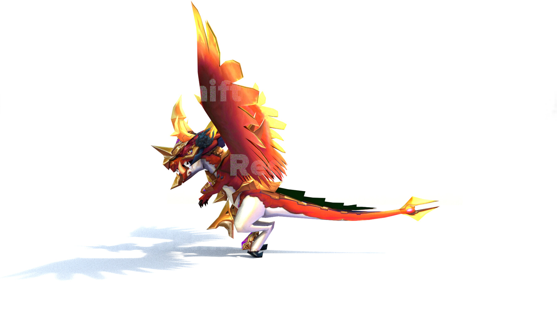 ArtStation - Armor eagle monster monster dragon Q version | Game Assets
