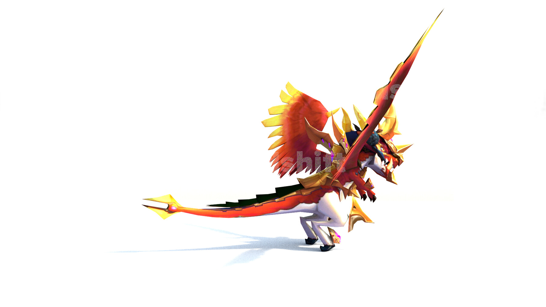 ArtStation - Armor eagle monster monster dragon Q version | Game Assets