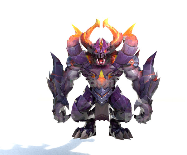 ArtStation - Stone monster monster | Game Assets