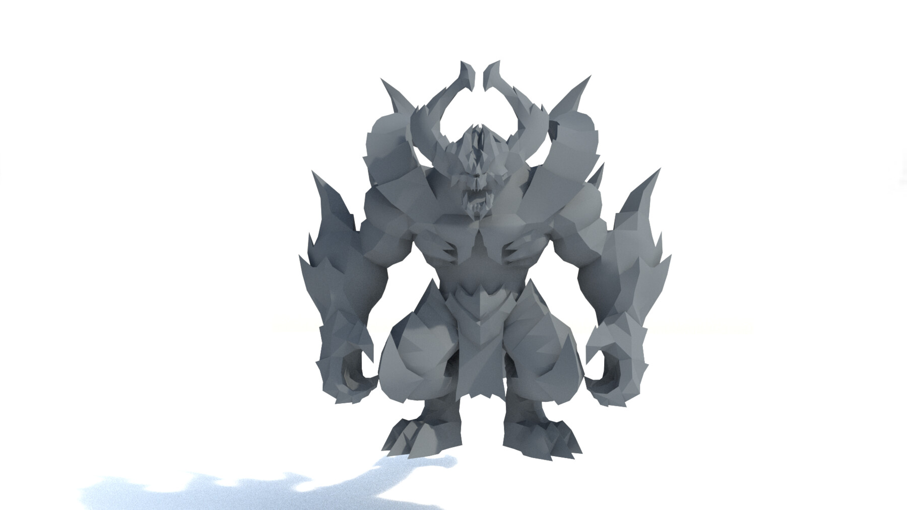 ArtStation - Stone monster monster | Game Assets