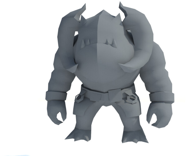 ArtStation - monster monster role | Game Assets