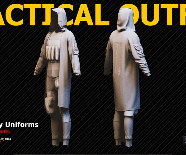 ArtStation - 3 TACTICAL ARMY UNIFORMS (Marvelous Designer) (Projects ...