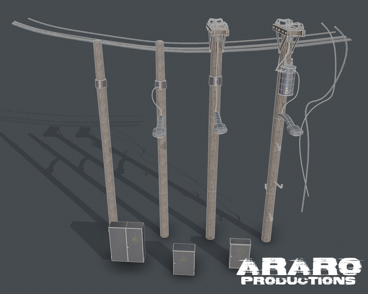 ArtStation - City Electricity Package | Game Assets