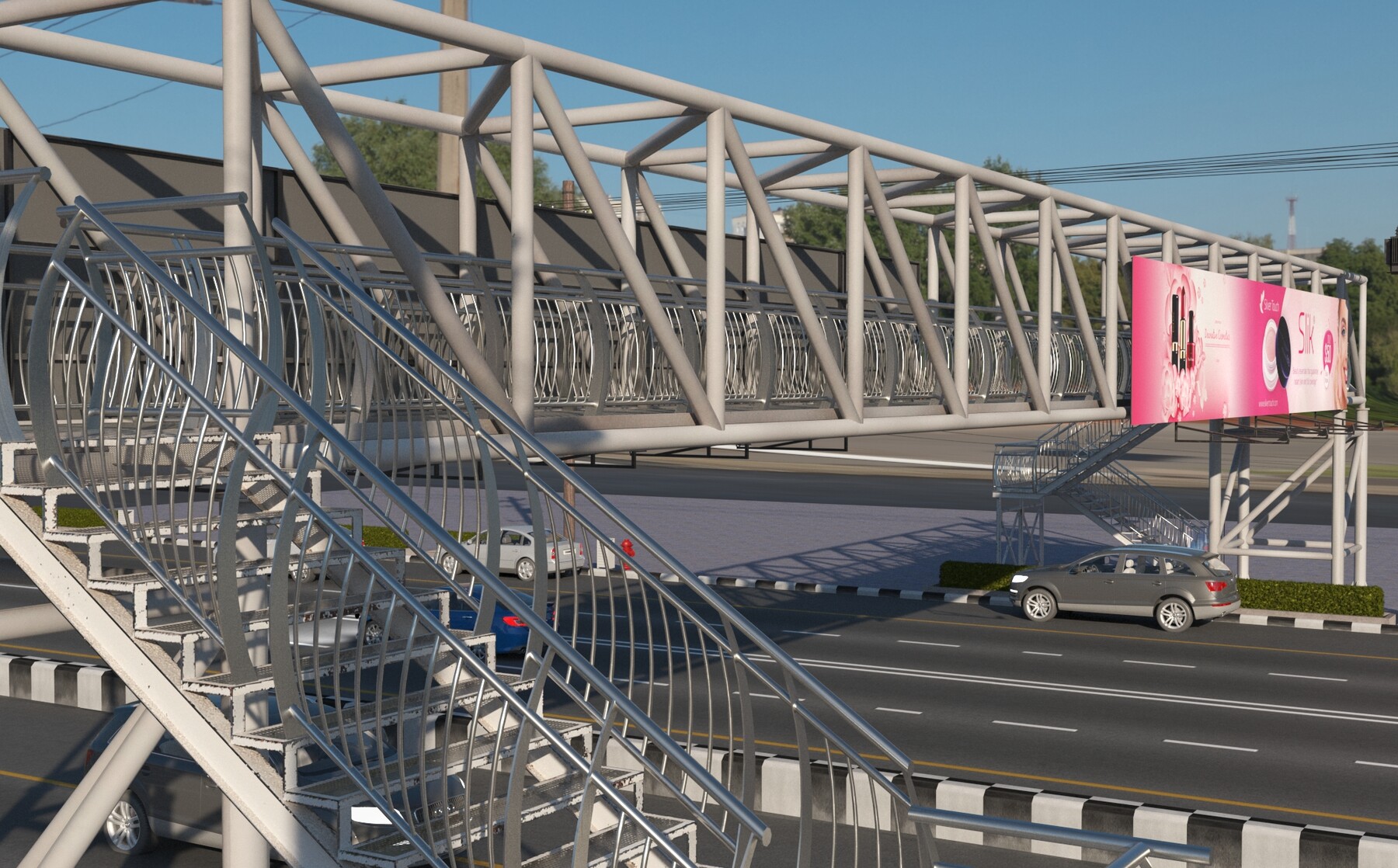 ArtStation - Lowpoly Pedestrian Bridge VOL 2 | Resources