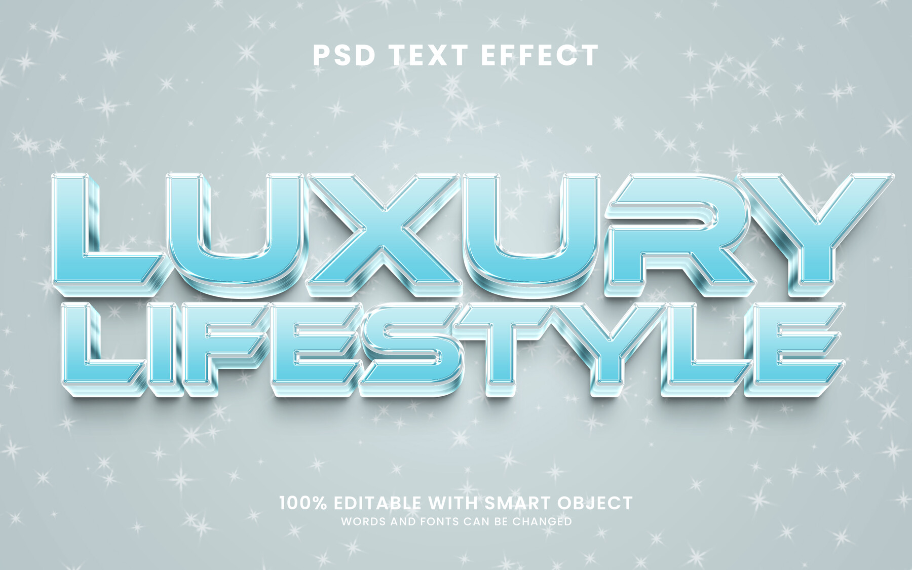 ArtStation - 3D Luxury Livestyle PSD fully editable text effect. Layer ...