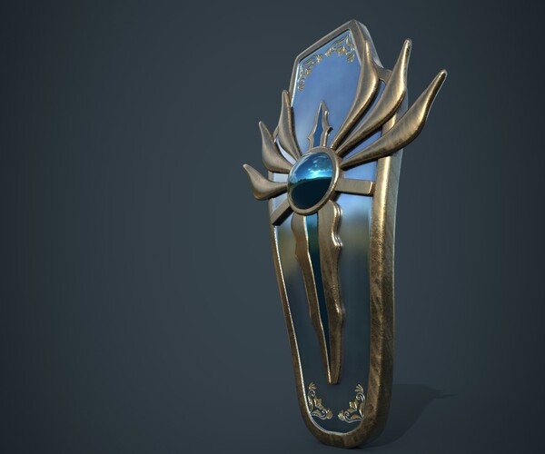 ArtStation - High elf shield | Game Assets