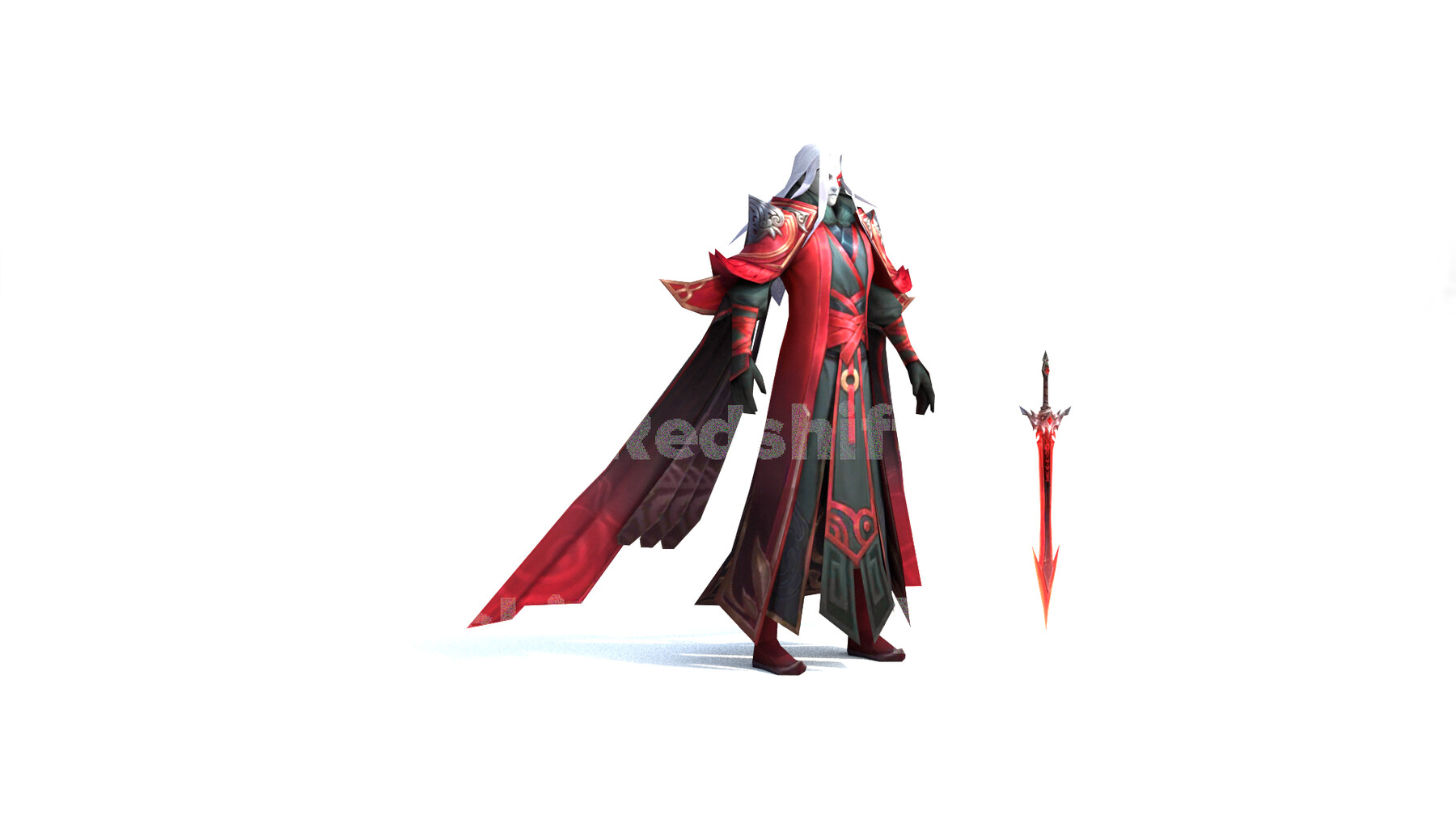 ArtStation - Blood magic guard inferno male role play role | Game Assets
