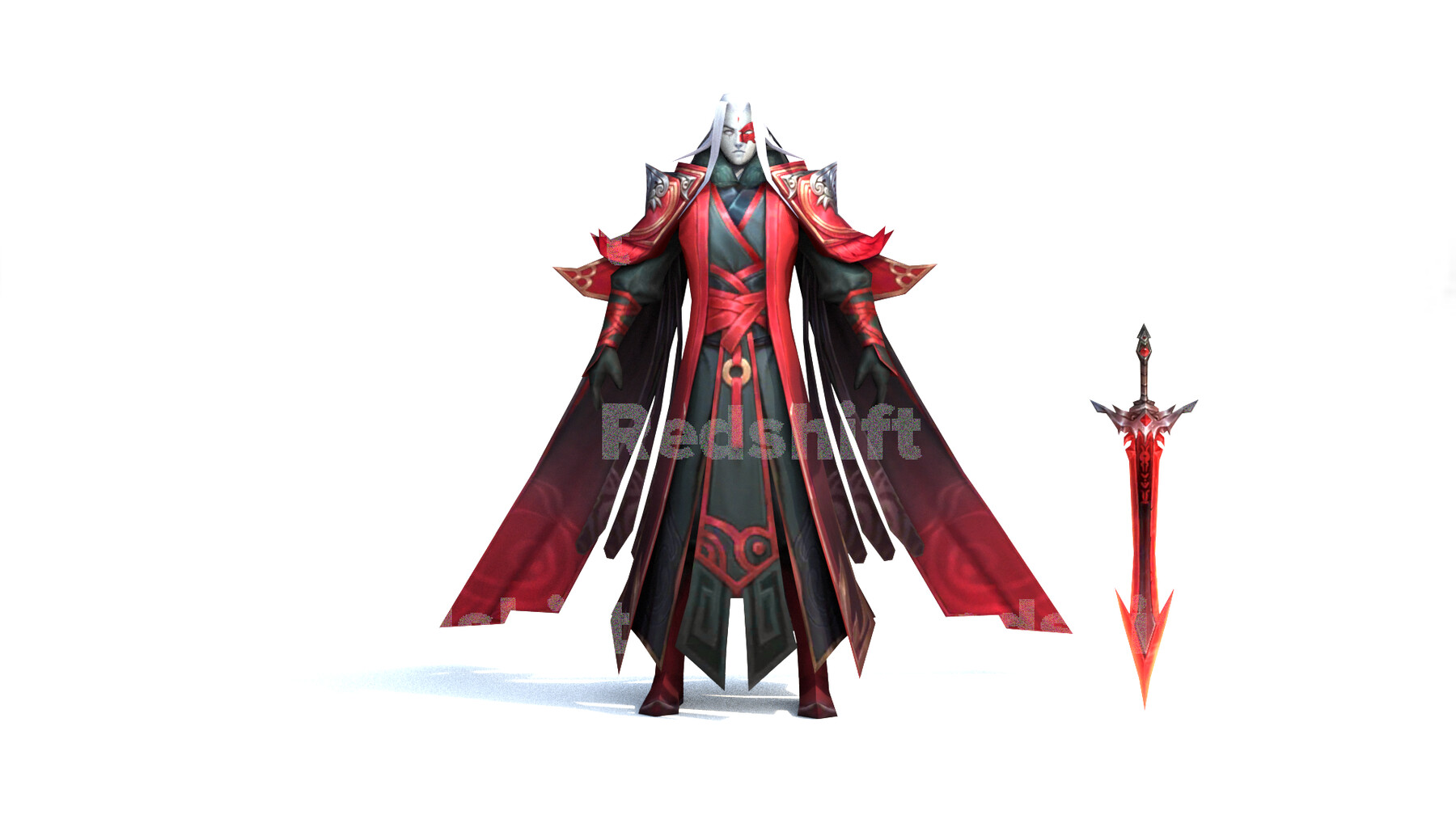 ArtStation - Blood magic guard inferno male role play role | Game Assets