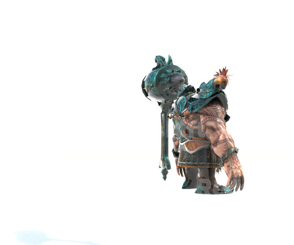 ArtStation - Armor heavy armor hammer evil troll ghouls monster the ...