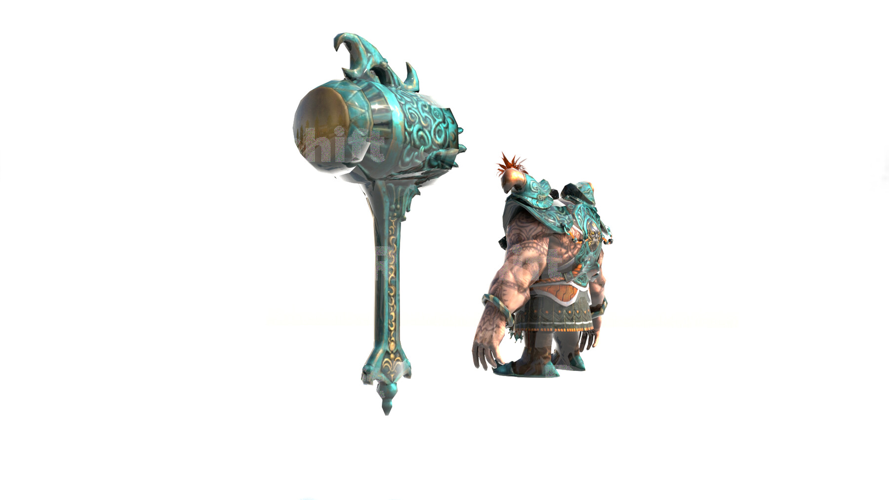 ArtStation - Armor heavy armor hammer evil troll ghouls monster the ...