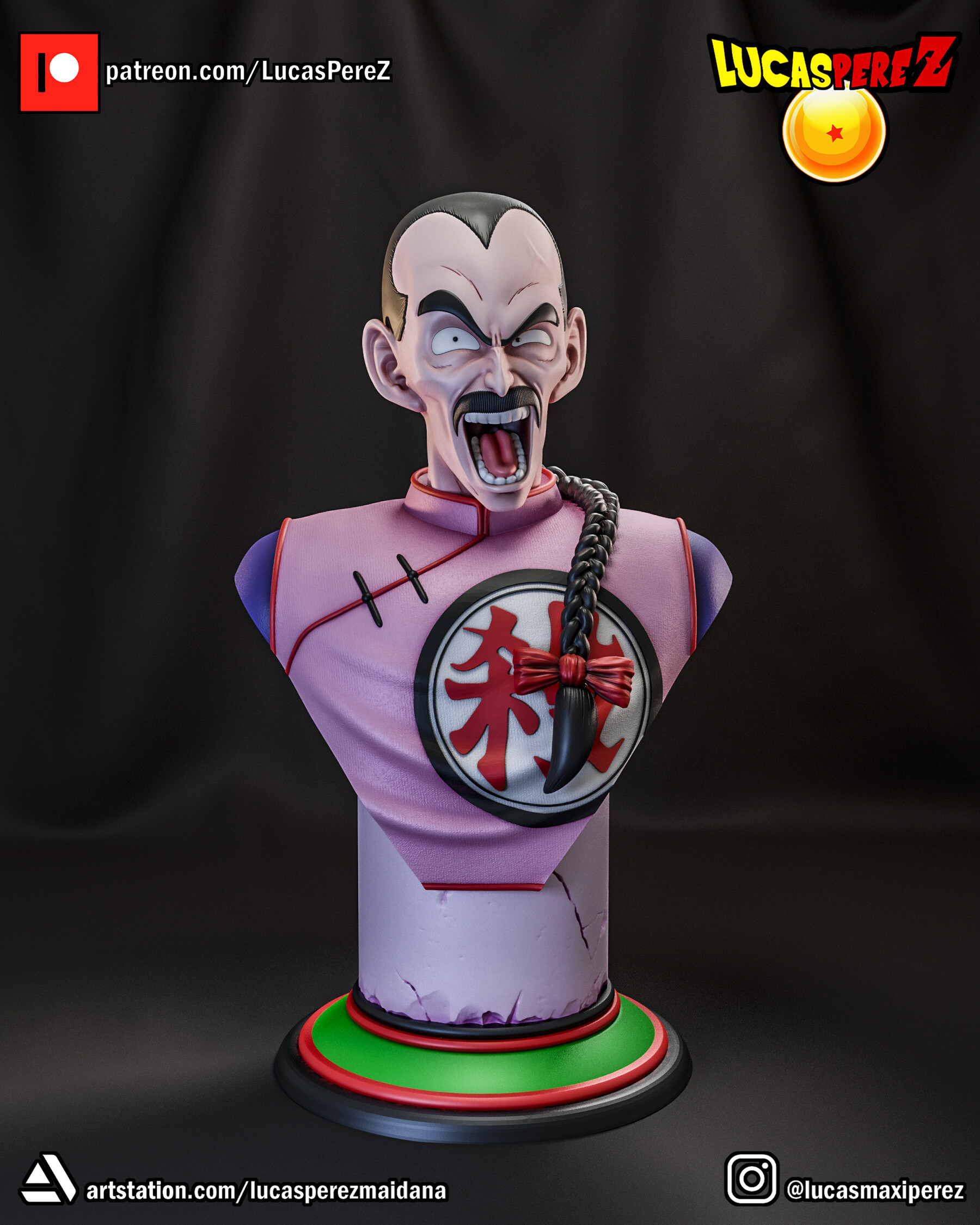ArtStation - TAO PAI PAI 3D BUST - DRAGON BALL | Resources