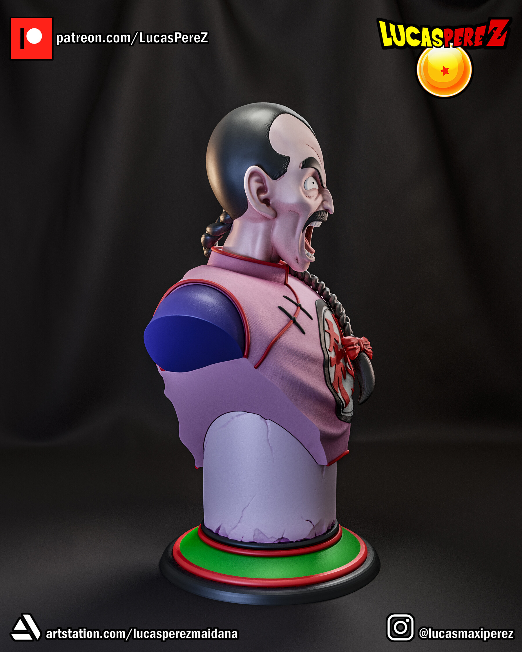 ArtStation - TAO PAI PAI 3D BUST - DRAGON BALL | Resources