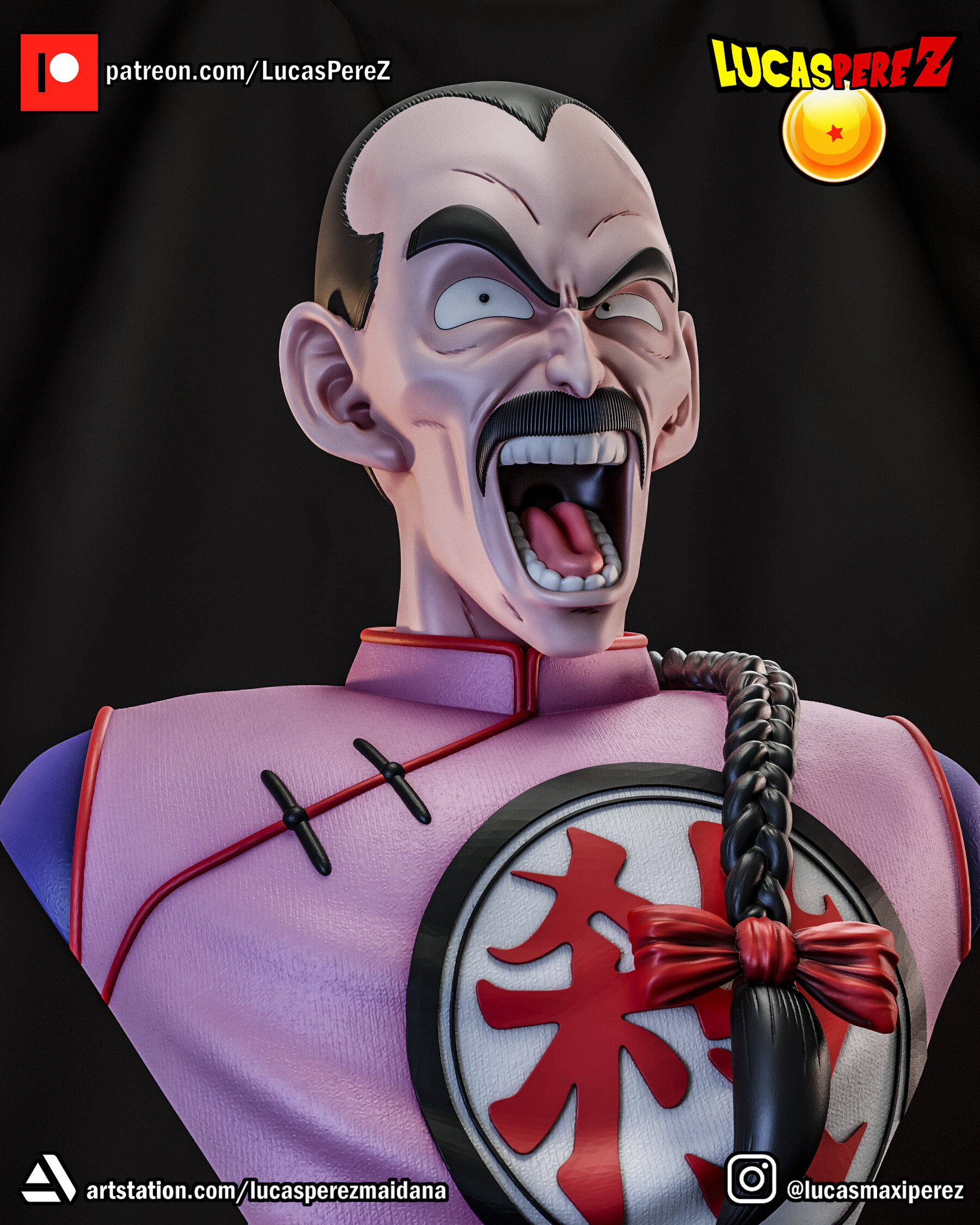 ArtStation - TAO PAI PAI 3D BUST - DRAGON BALL | Resources