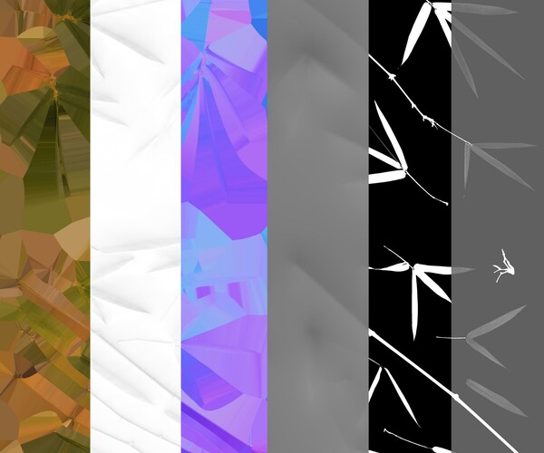 ArtStation - Bamboo Leaves | Resources