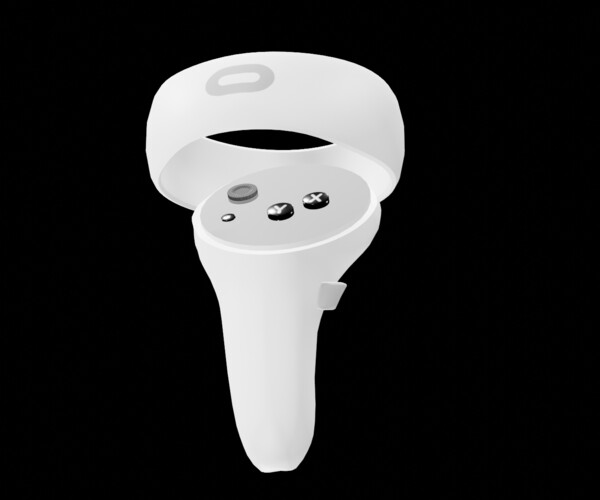 ArtStation - Oculus Quest 2 - 3D Headset and Controller Asset | Resources