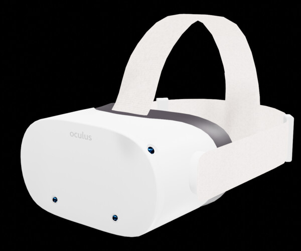 ArtStation - Oculus Quest 2 - 3D Headset and Controller Asset | Resources
