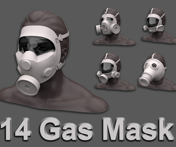 ArtStation - 14 Gas Mask Base Mesh | Resources