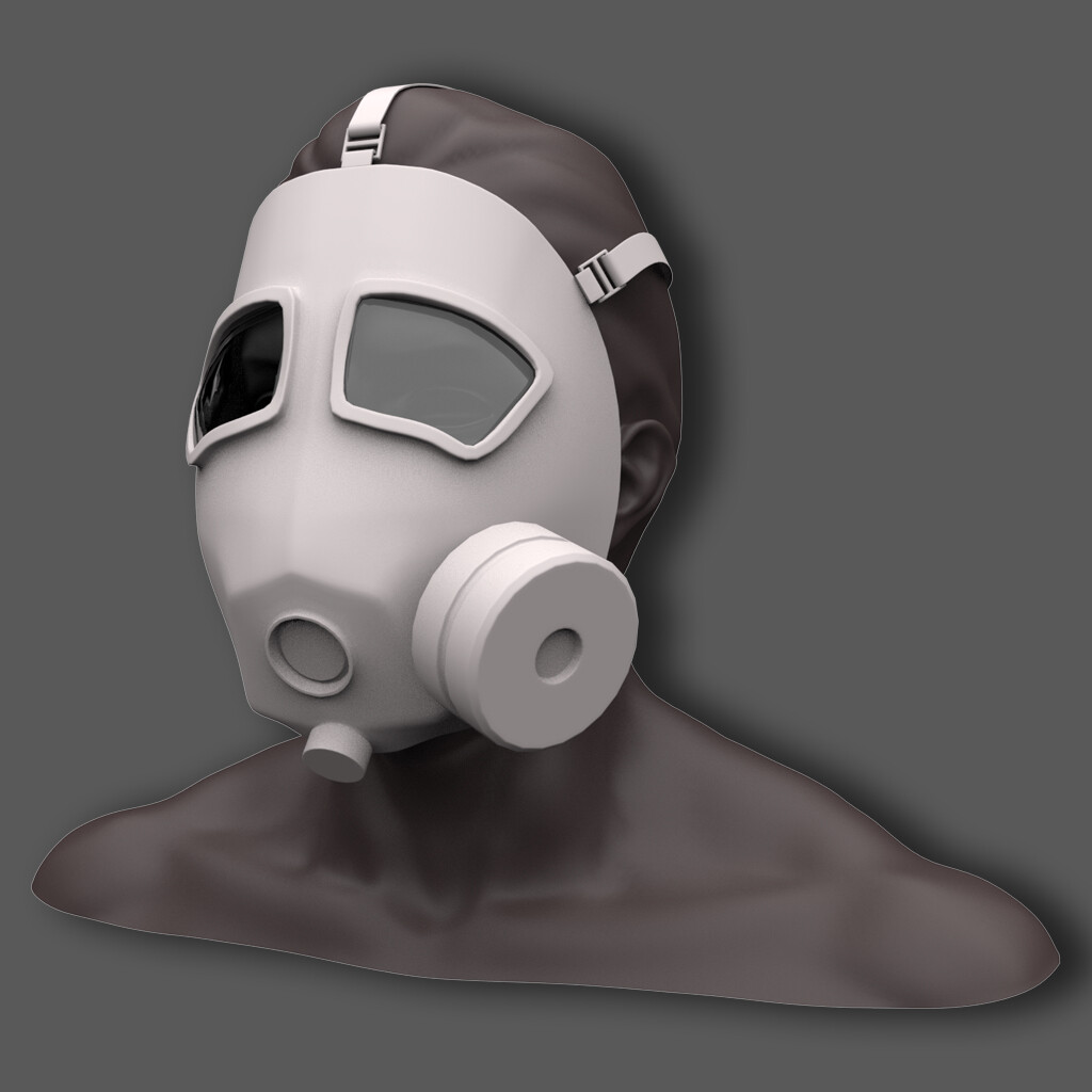 ArtStation - 14 Gas Mask Base Mesh | Resources