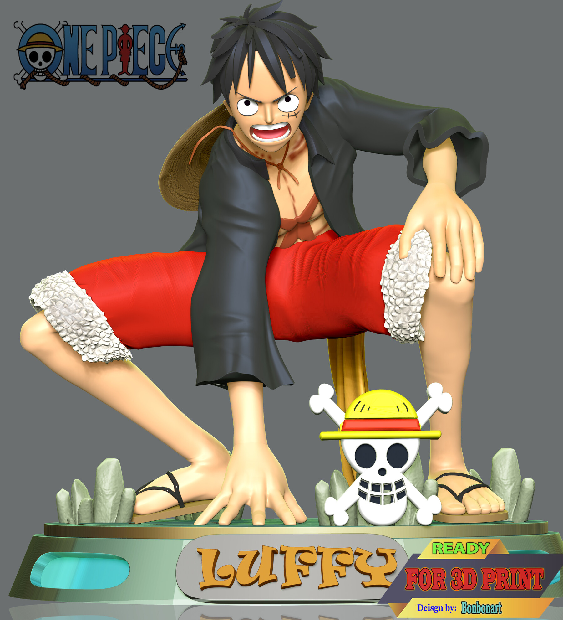 ArtStation - One Piece - Monkey D. Luffy | Resources