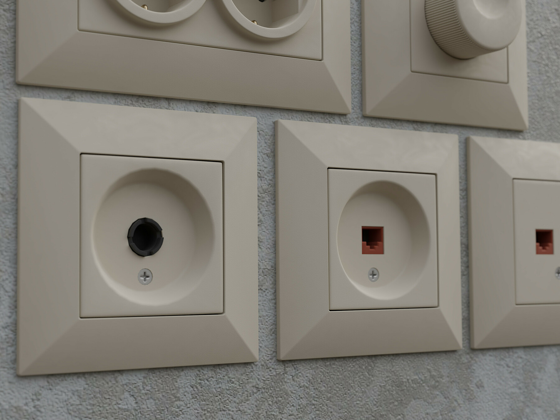 ArtStation - Luxury Electrical Switches Set 1 | Resources