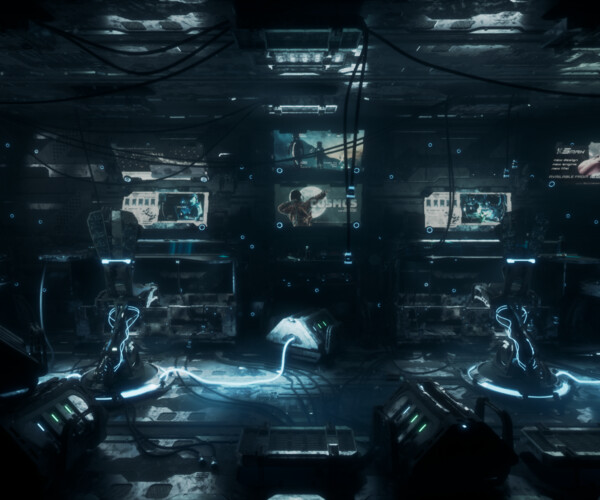 ArtStation - Sci-Fi Computer Station | Game Assets