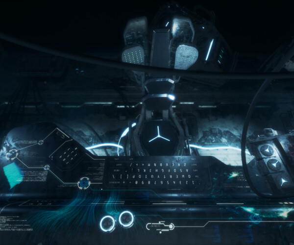 ArtStation - Sci-Fi Computer Station | Game Assets