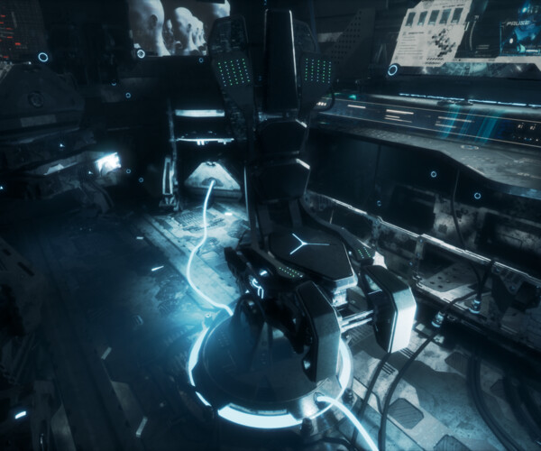 ArtStation - Sci-Fi Computer Station | Game Assets