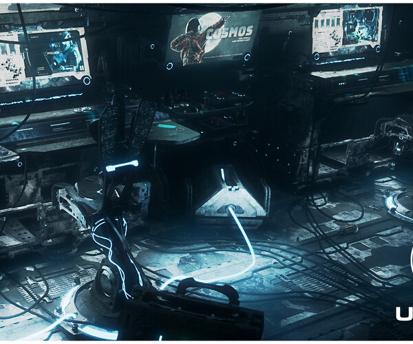 ArtStation - Sci-Fi Computer Station | Game Assets