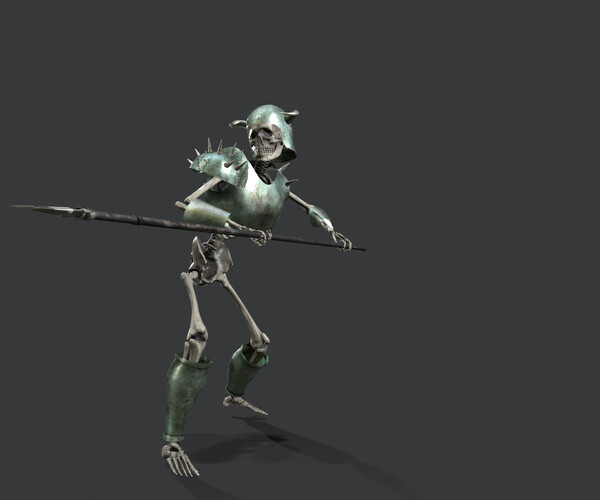 ArtStation - Skeleton Warrior 3 | Game Assets