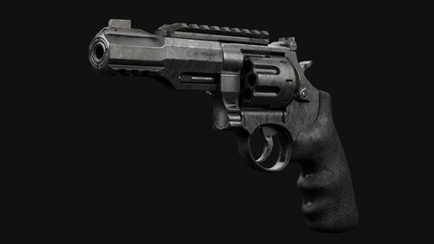 ArtStation - Game ready revolver | Game Assets