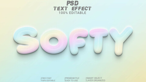 ArtStation - 3D White PSD fully editable text effect. Layer style PSD mockup template. | Artworks