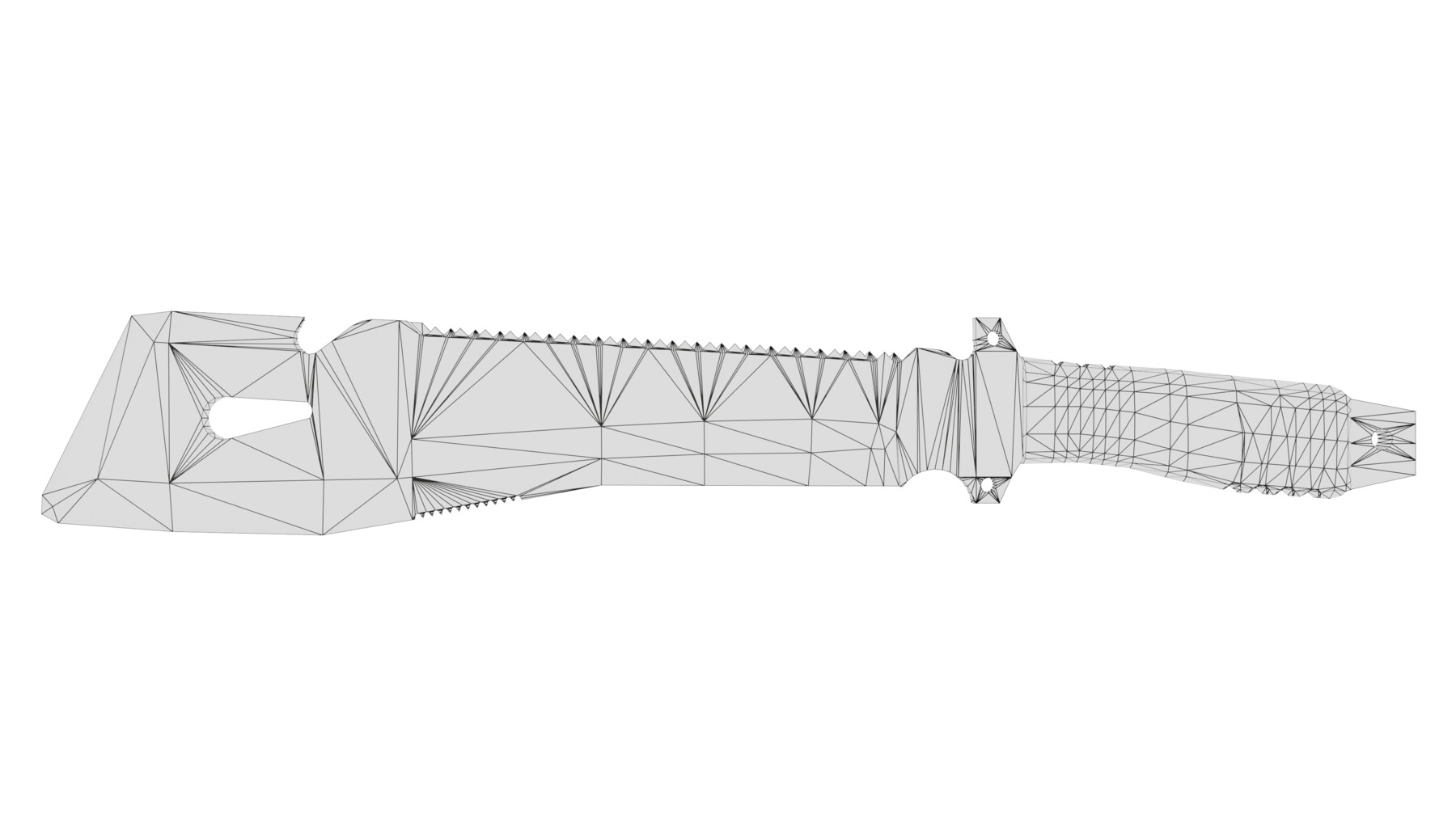 ArtStation - FREE Realistic Modern Machete with UV-unwrap Low-Poly ...