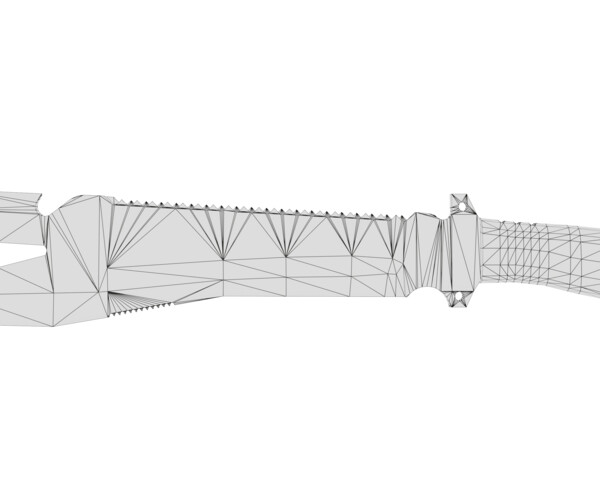 ArtStation - FREE Realistic Modern Machete with UV-unwrap Low-Poly ...
