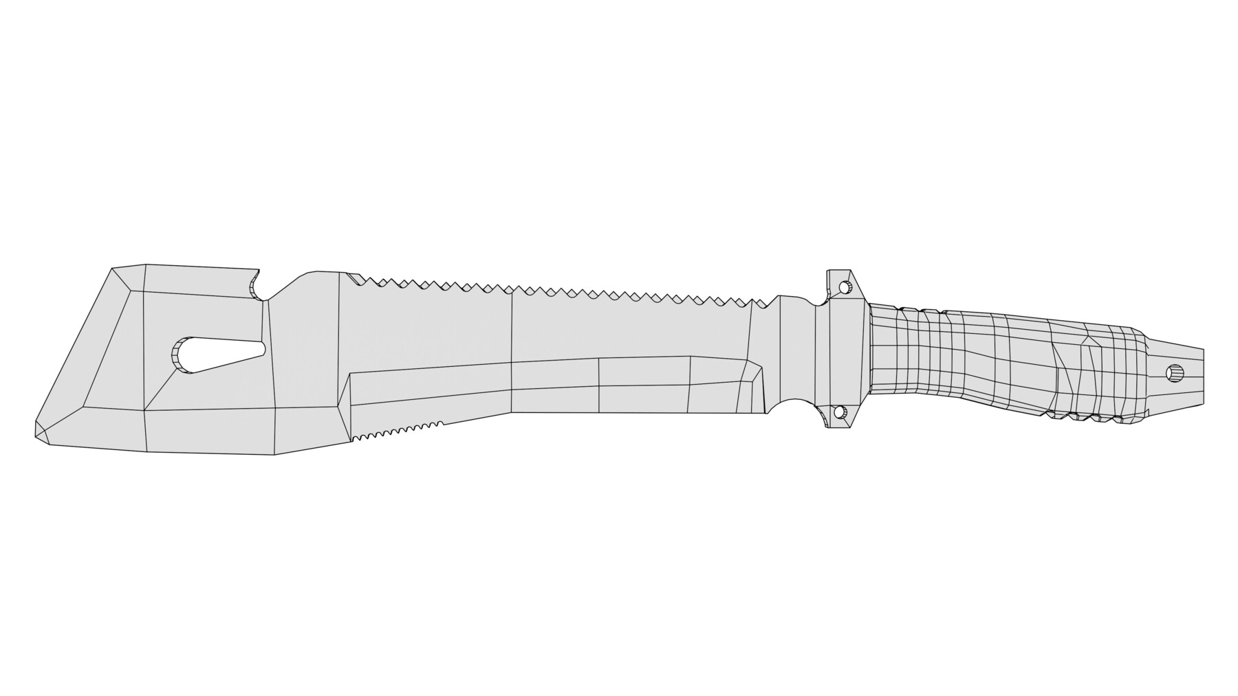 ArtStation - FREE Realistic Modern Machete with UV-unwrap Low-Poly ...