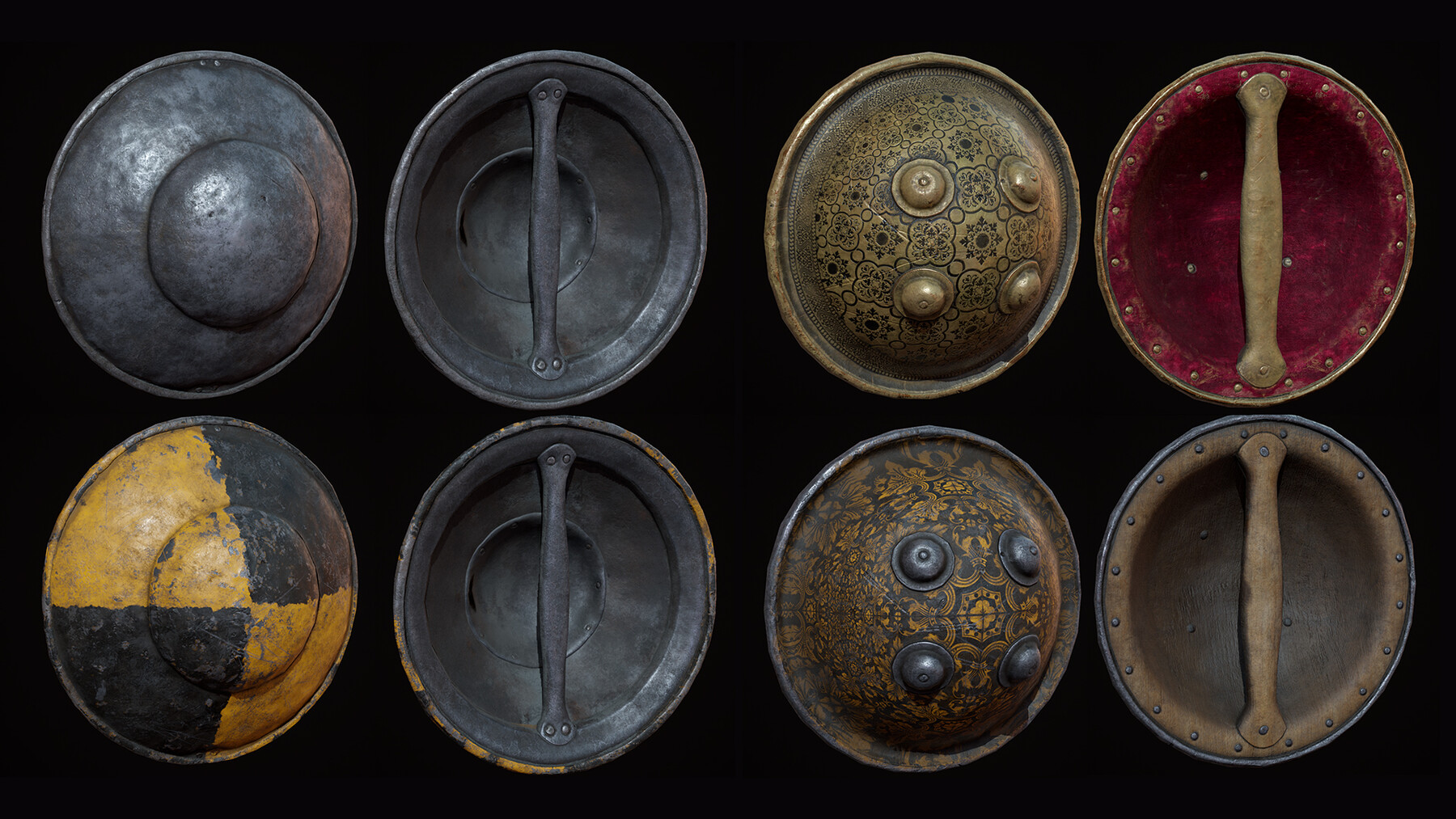 ArtStation - Buckler Shields | Game Assets