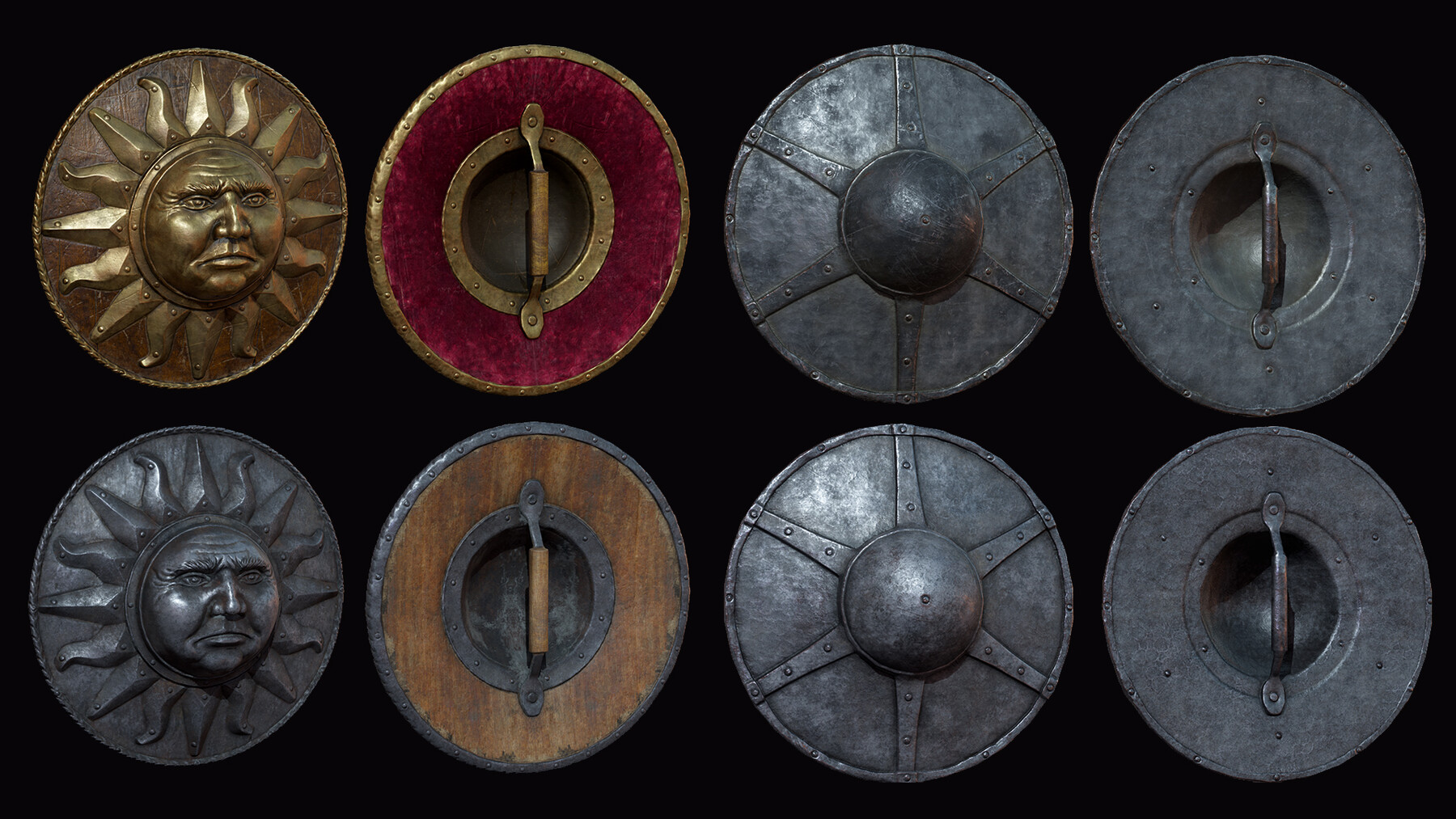 ArtStation - Buckler Shields | Game Assets