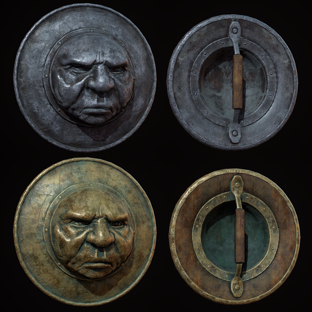 ArtStation - Buckler Shields | Game Assets