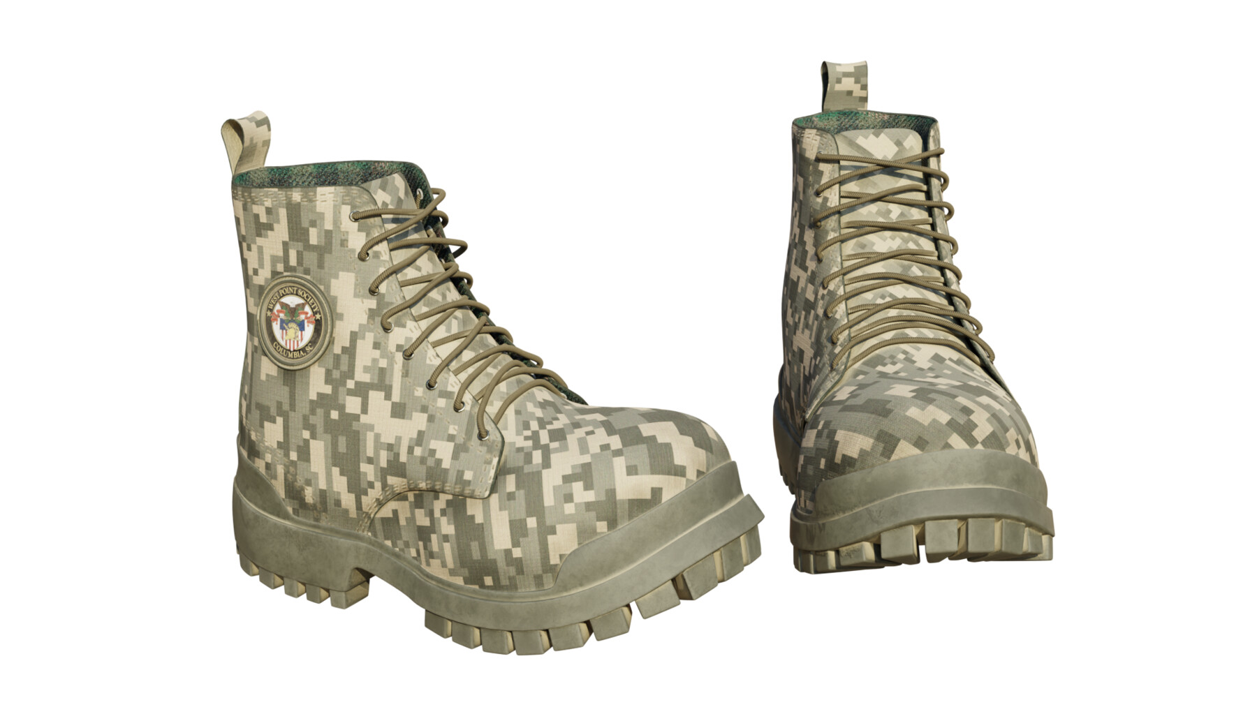 ArtStation - Military boots _ 3D model with PBR textures | Resources