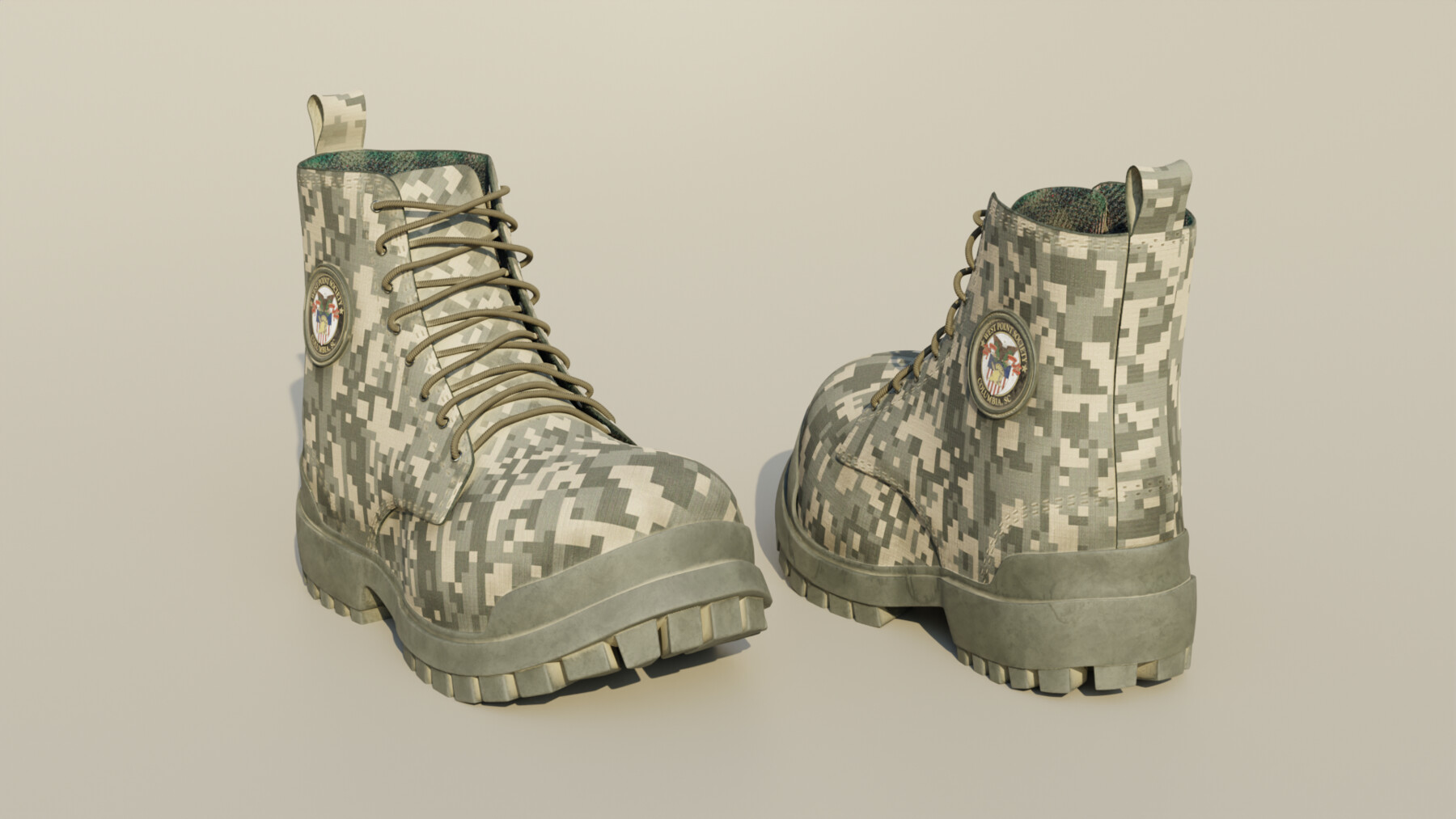 ArtStation - Military boots _ 3D model with PBR textures | Resources