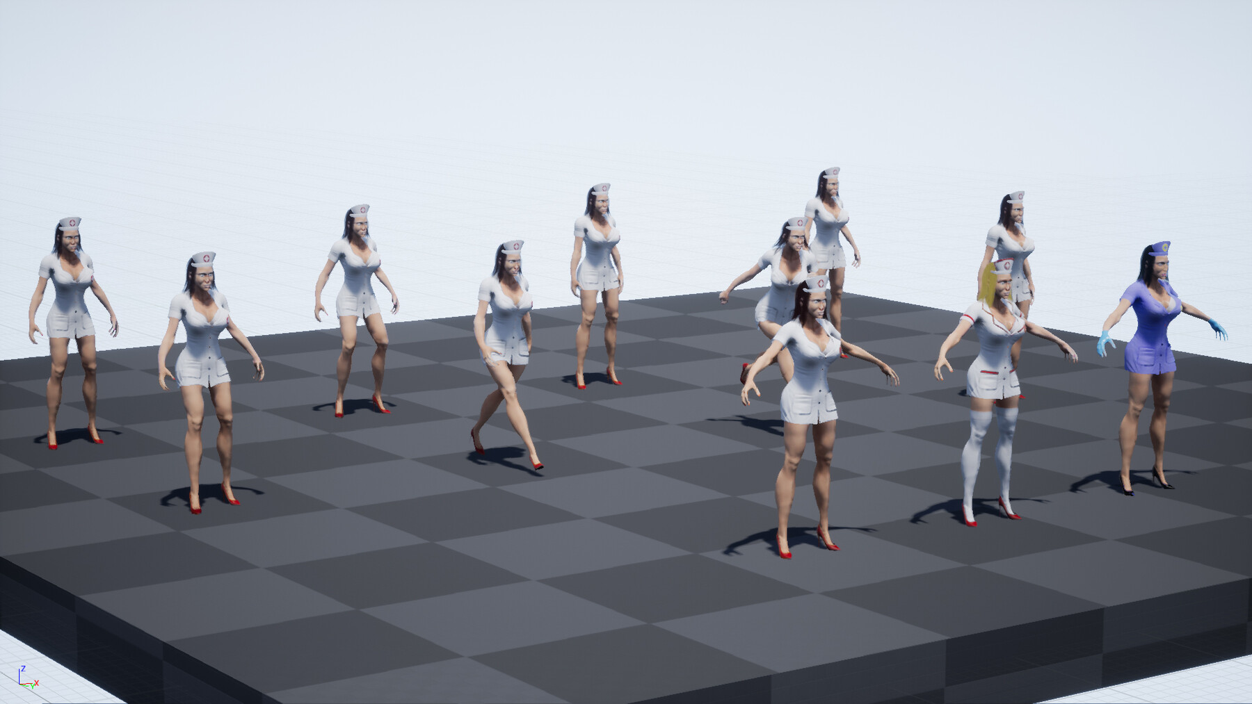 ArtStation - 3D Game Ready Character - Nurse | Resources