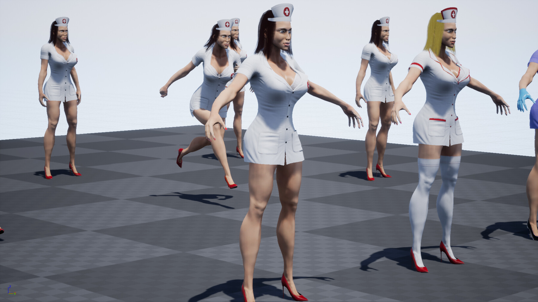 ArtStation - 3D Game Ready Character - Nurse | Resources