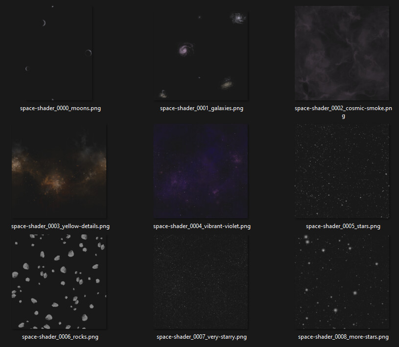 ArtStation - FAST SKY | Endless space shader with custom parameters ...