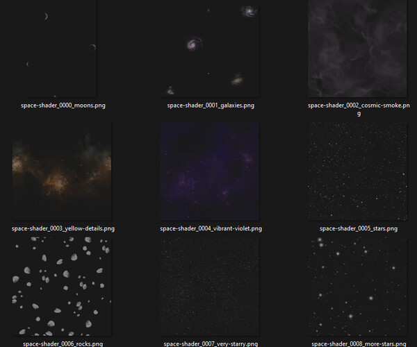 Artstation Fast Sky Endless Space Shader With Custom Parameters