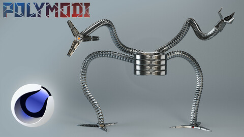 ArtStation - 3D Doctor Octopus Mechanical Robotic Arms from Marvel's ...