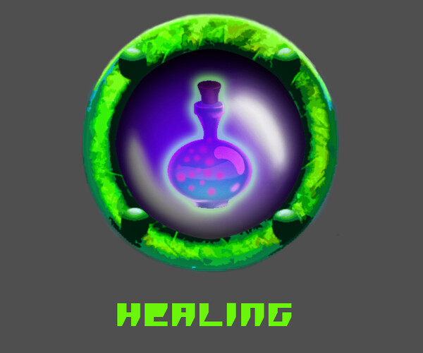 ArtStation - 2D Power Up Gem Pack | Game Assets