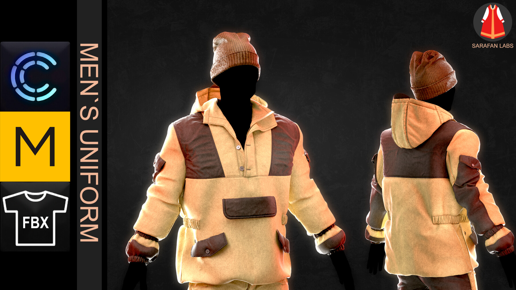 ArtStation - Men`s Uniform | Game Assets