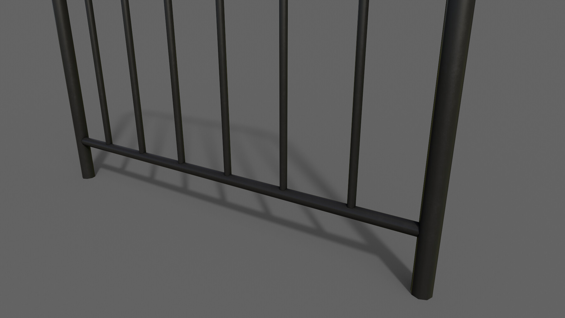 ArtStation - PBR Pedestrian Guard Rail V2 | Game Assets