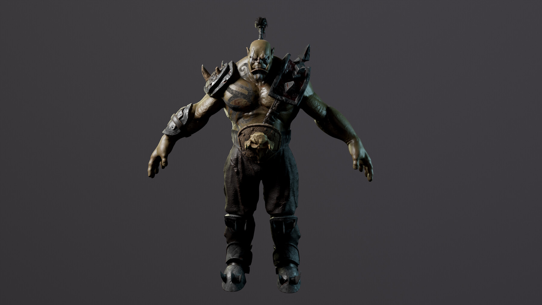 ArtStation - ORC Warrior1 | Game Assets