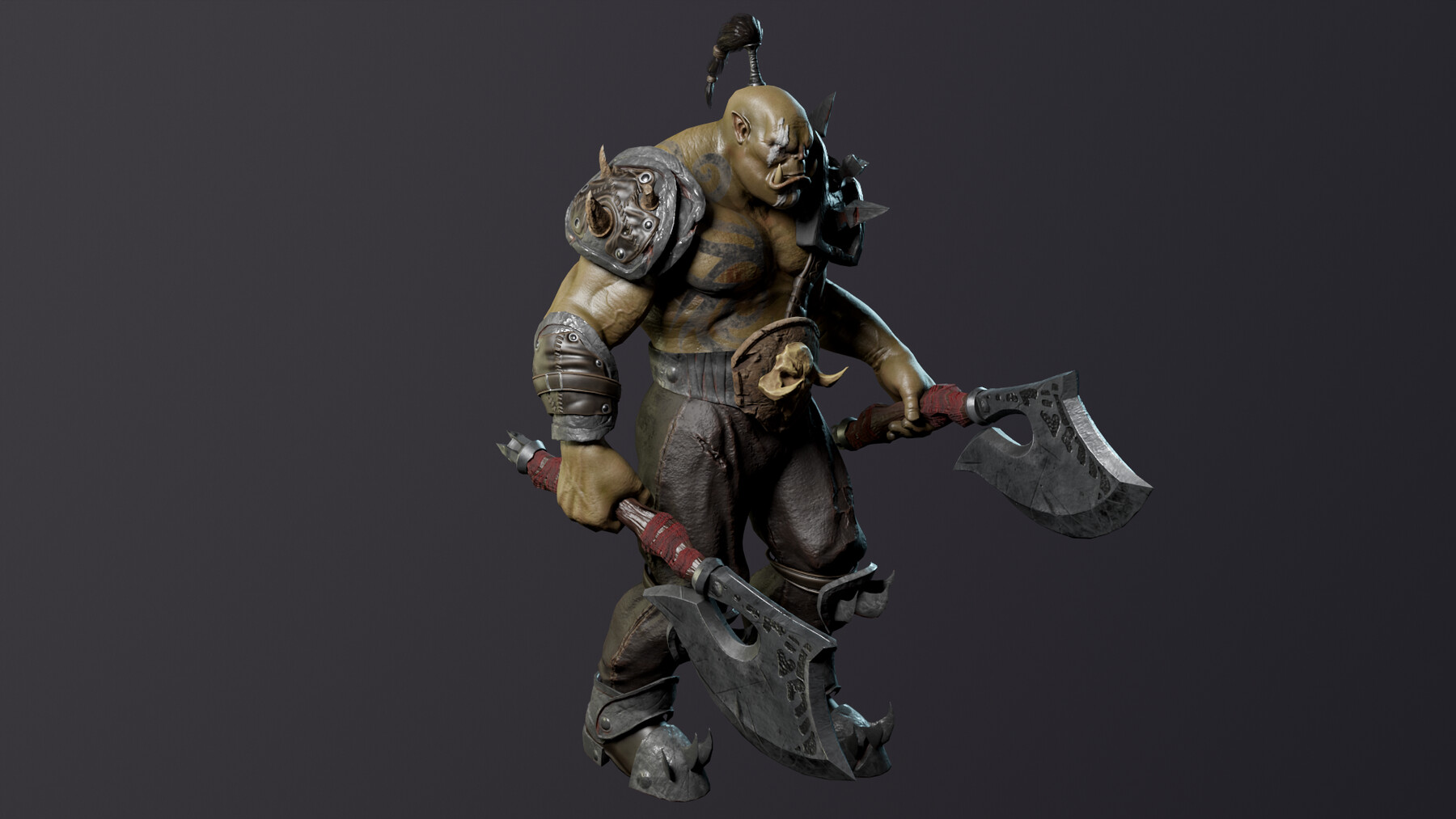ArtStation - ORC Warrior1 | Game Assets