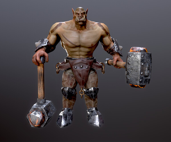 ArtStation - Orc leader | Game Assets